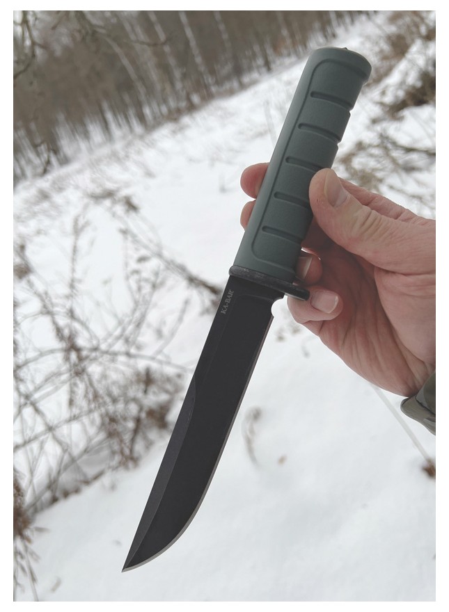 Ka-Bar Dust I Fixed Blade D2 Steel Green GFN Handle