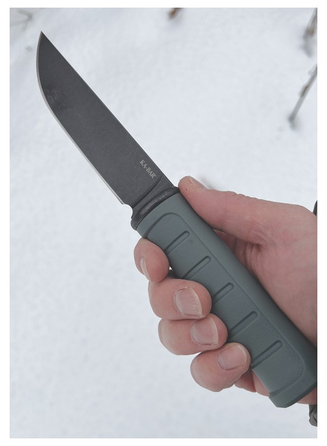 Ka-Bar Dust II Fixed Blade D2 Steel Green GFN Handle