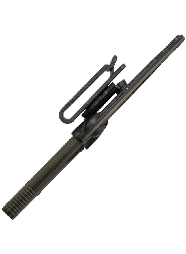 Vosteed H-Back full tang Fixed Blade 14C28N steel blackwash finish OD ...