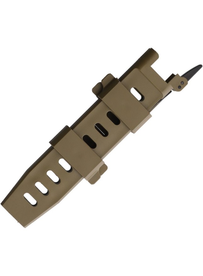 Extrema Ratio Vipera fixed blade M390 steel stonewash finish coyote ...