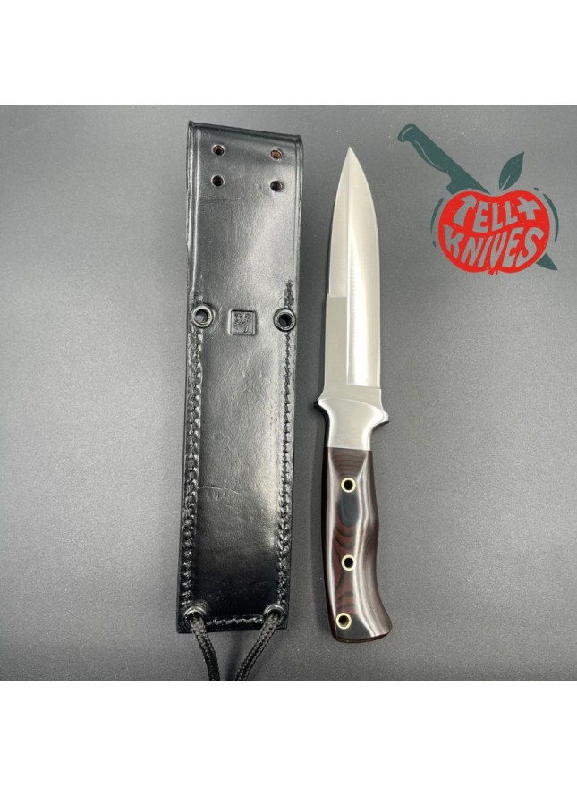 AL MAR KNIVES AMK SERE 3004 small Fighting Knife full tang AUS-6A steel ...