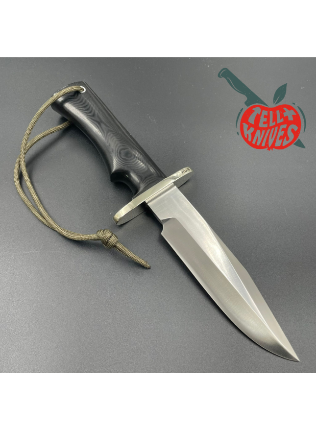 Randall Made Knives Model 15 5.5 Airman forged stainless steel black ...
