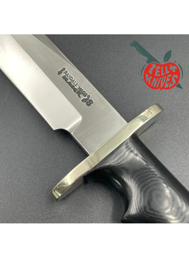 Randall Made Knives Model 15 5.5 Airman forged stainless steel black ...