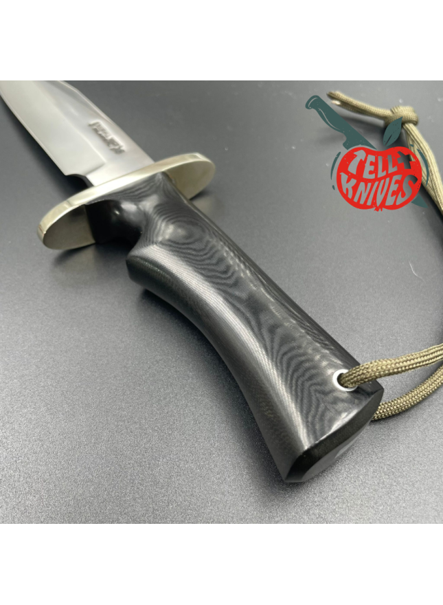 Randall Made Knives Model 15 5.5 Airman forged stainless steel black ...