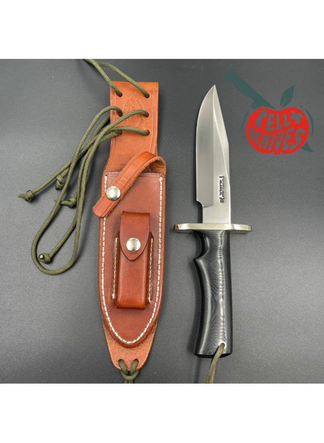 Randall Made Knives Model 15 5.5 Airman forged stainless steel black ...