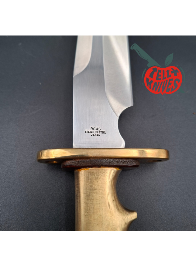 Trench Knife Custom Vintage 80ies RIGID blade SEKI Japan Swiss Legal ...