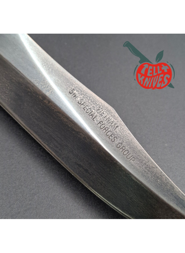 SOG S1 5th Special Forces Group Vietnam unblued SK5 carbon steel blade ...