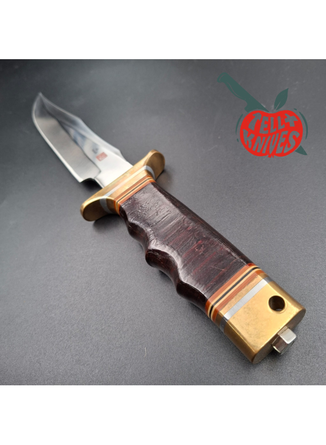 Al Mar Knives 4008 MACV SOG Fighting Knife SF stacked leather handle ...