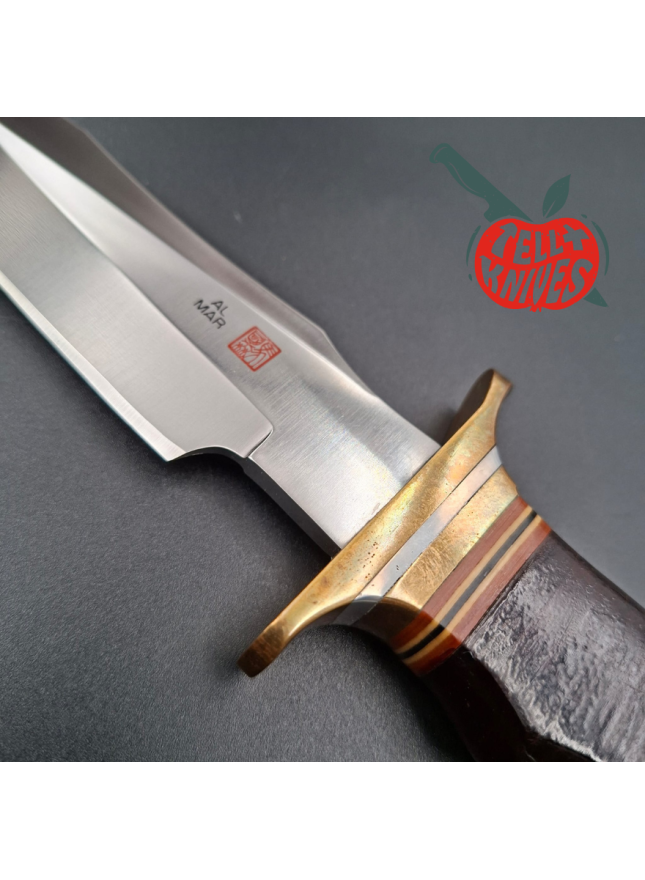 Al Mar Knives 4008 MACV SOG Fighting Knife SF stacked leather handle ...