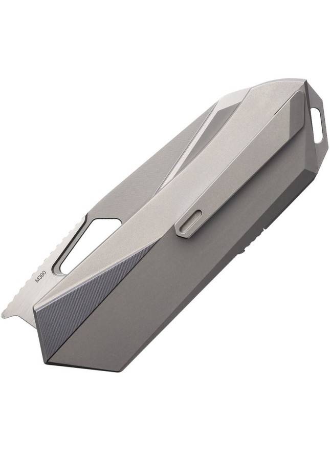 Remette Woodpecker M390 stainless steel bead blast finish blade Grey ...