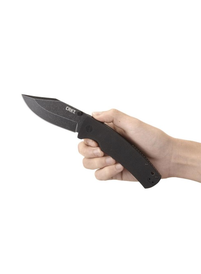 CRKT Ryan Johnson The Gulf Lock CR2795 8Cr13MoV Steel Black G10 Handle ...