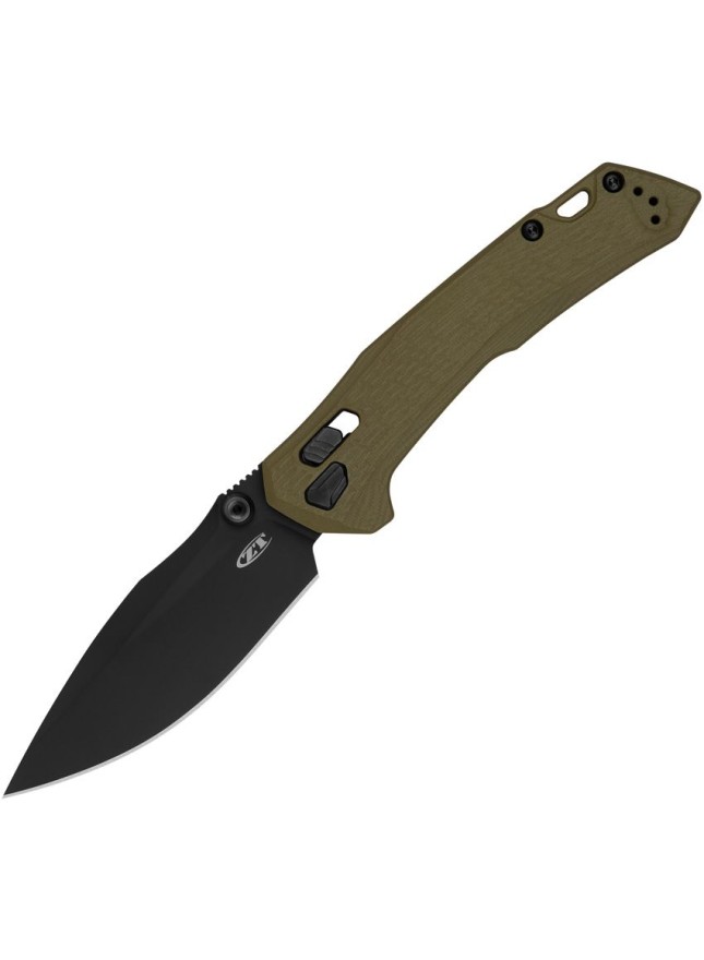 Zero Tolerance folding knife CPM-M4 steel black DLC finish blade OD ...
