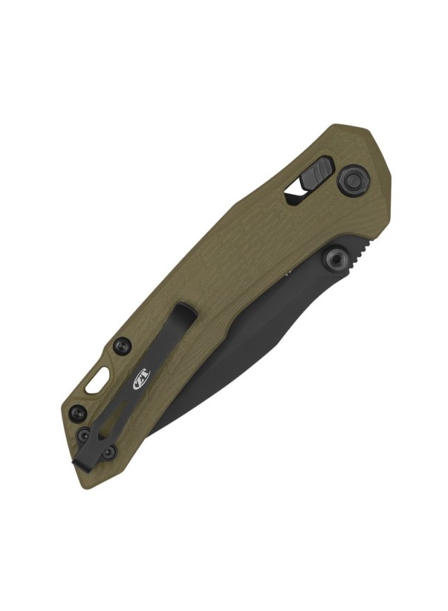 Zero Tolerance folding knife CPM-M4 steel black DLC finish blade OD ...