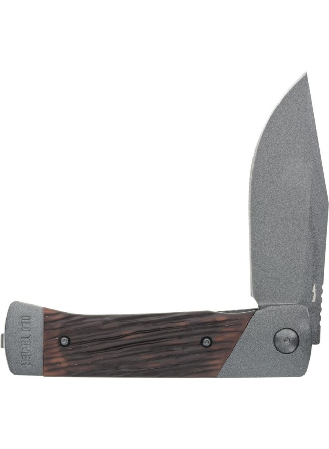 SCHRADE Frontier Folding Knife Linerlock stainless steel blade grey ...