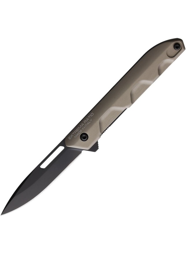 Extrema Ratio Ferrum T N690 steel black MIL-C-13924 burnished blade mud ...