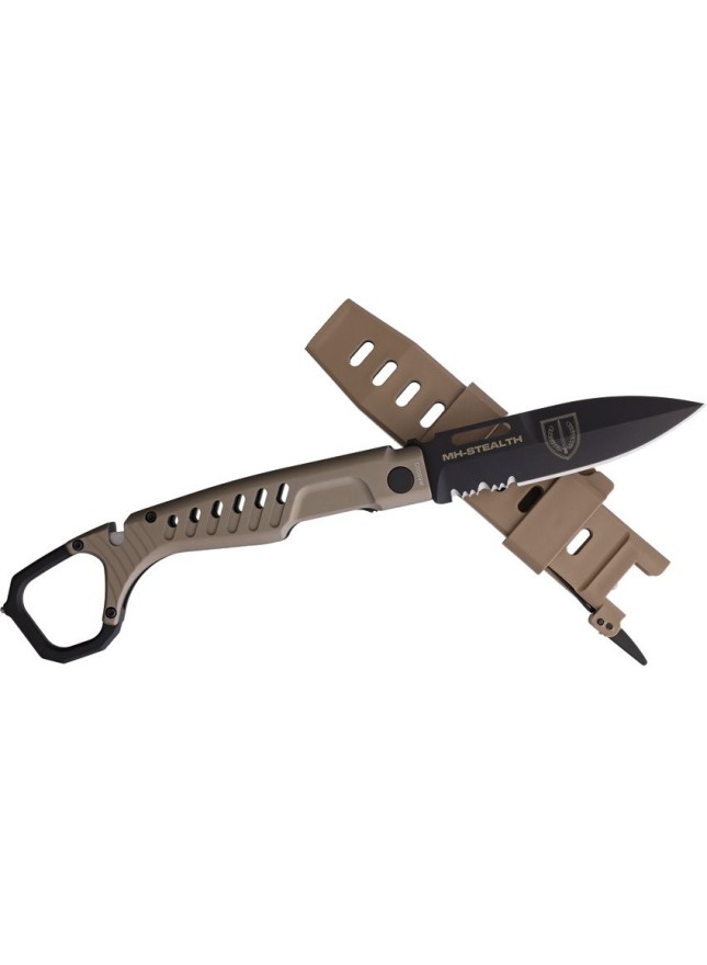 Extrema Ratio MH Stealth N690 steel black MIL-C-13924 burnished blade ...