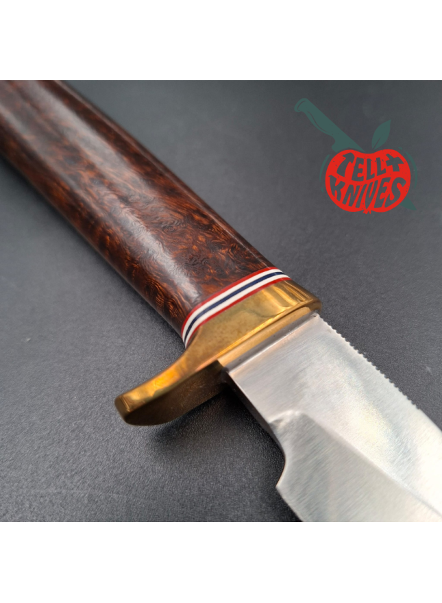 Randall Made Knives Model 26 - 4 Pathfinder stainless steel burl wood ...