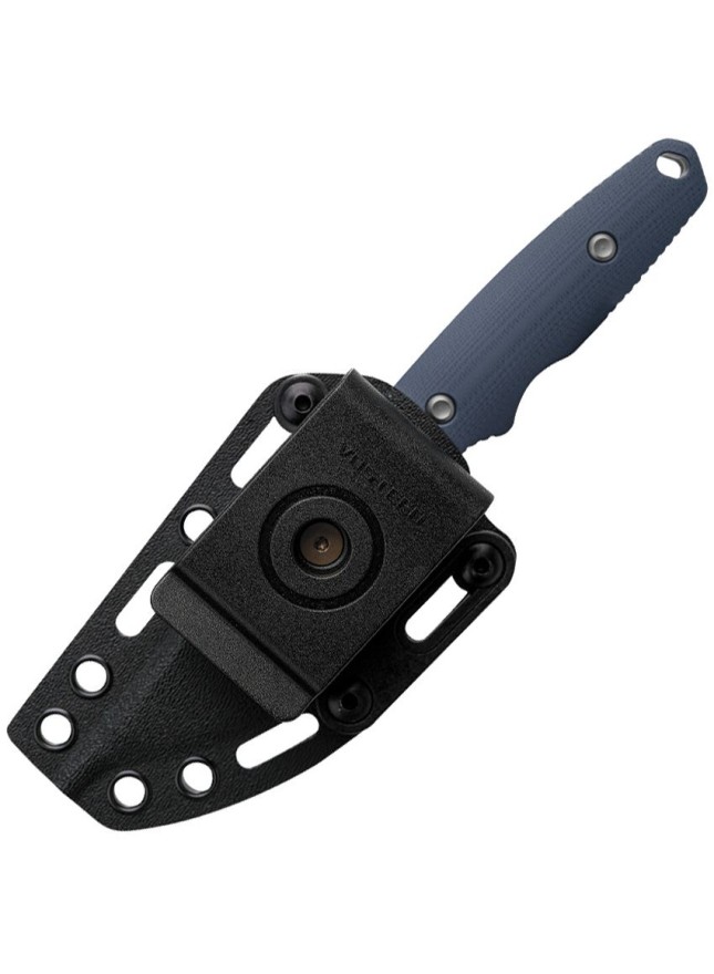 Vosteed H-Back full tang Fixed Blade 14C28N steel stonewash finish blue ...