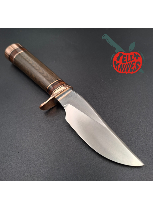 Randall Made Knives Model 27 Mini Copper forged stainless steel green ...