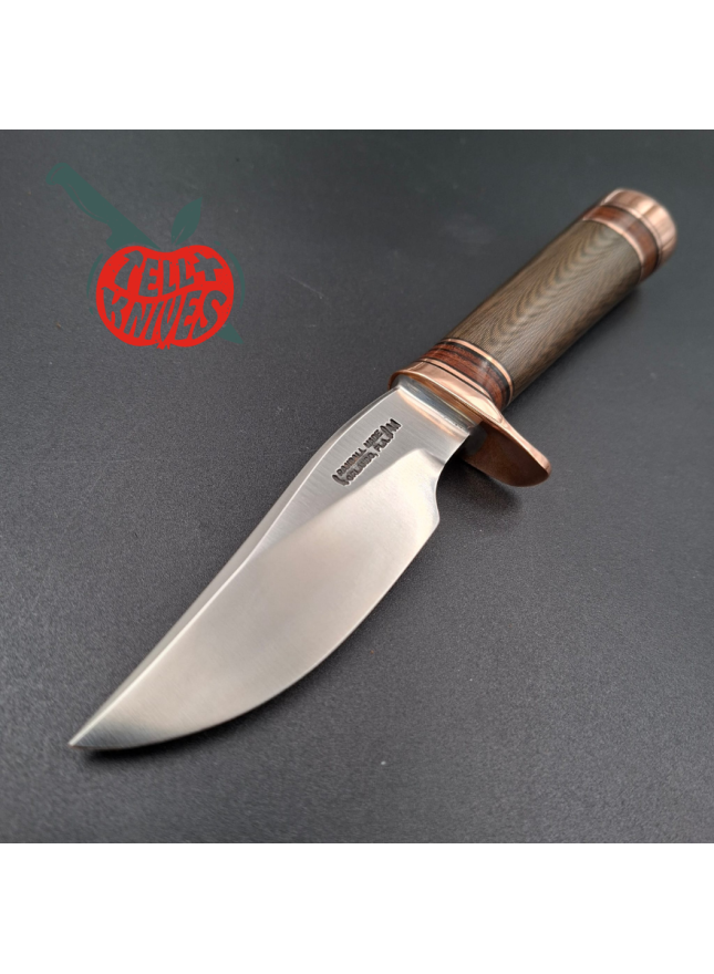 Randall Made Knives Model 27 Mini Copper forged stainless steel green ...