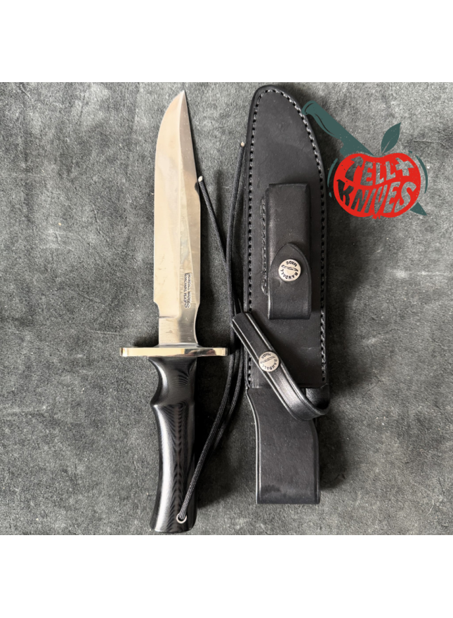 Randall Made Knives Model 16 SP1 Fighter forged stainless steel black ...