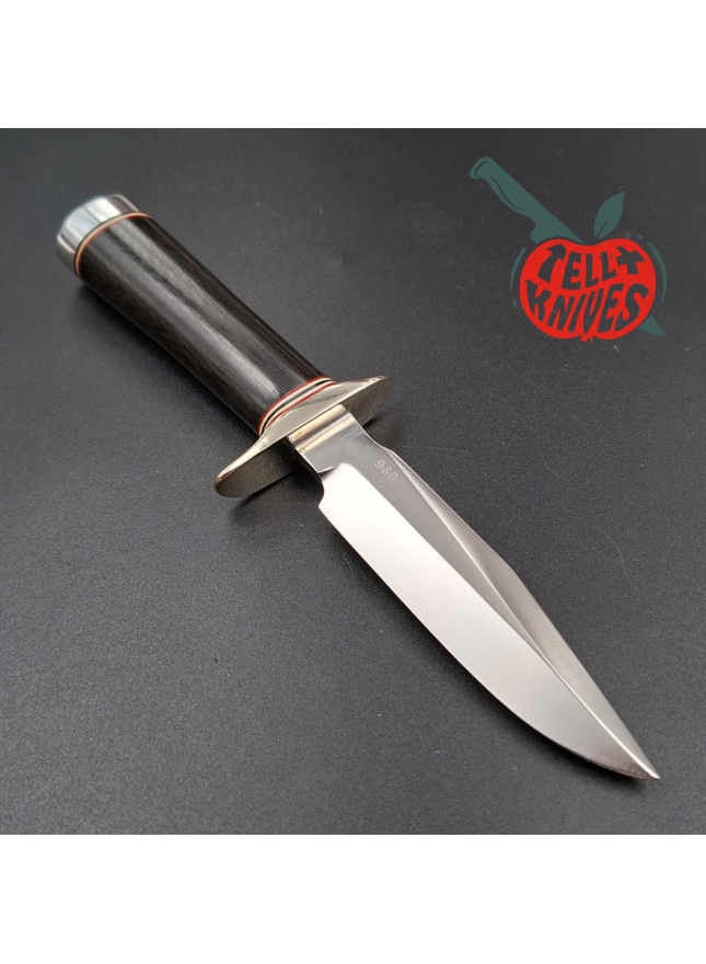 Randall Made Knives Model 1 Mini forged stainless steel black micarta ...