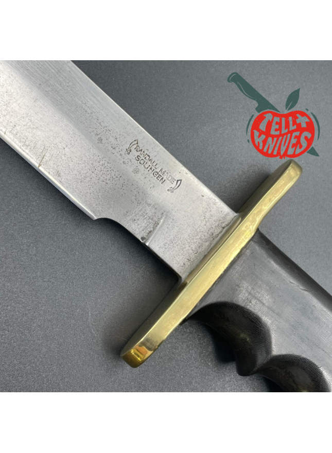 Randall Made Knives Vietnam Era Solingen Model 14 7.5 Humpback forged ...