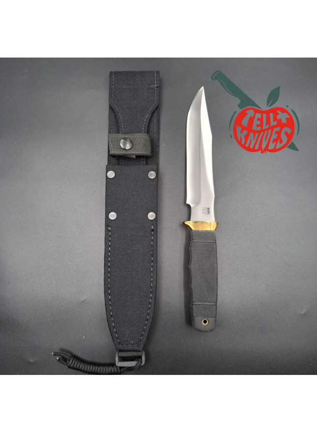 SOG Tech II SEKI JAPAN SK5 carbon steel blade satin finish brass guard ...