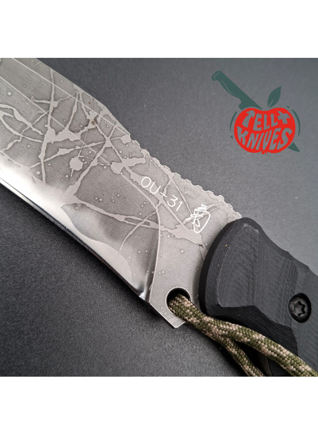 Kiku Matsuda King Fischer II full tang OU-31 stainless steel acid ...