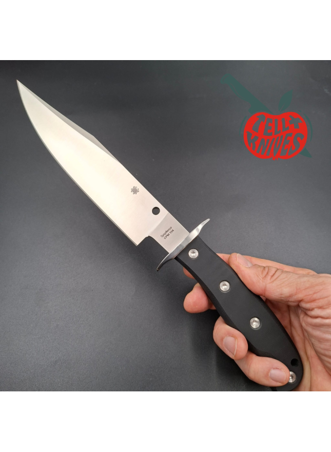 Spyderco Respect fixed blade CPM 154 stainless steel black G10 handle ...