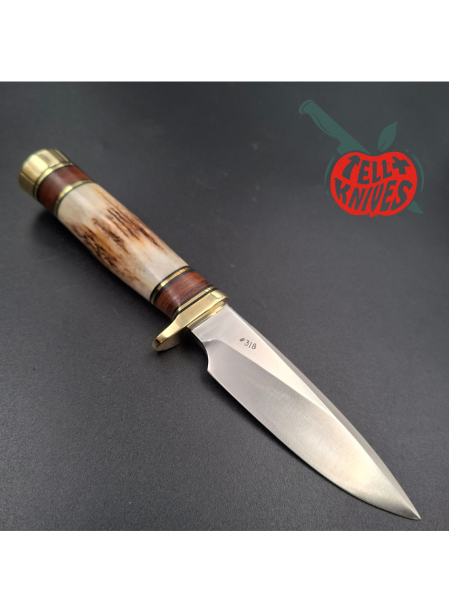 Randall Made Knives 1996 Model Mini 25 forged stainless steel stag ...