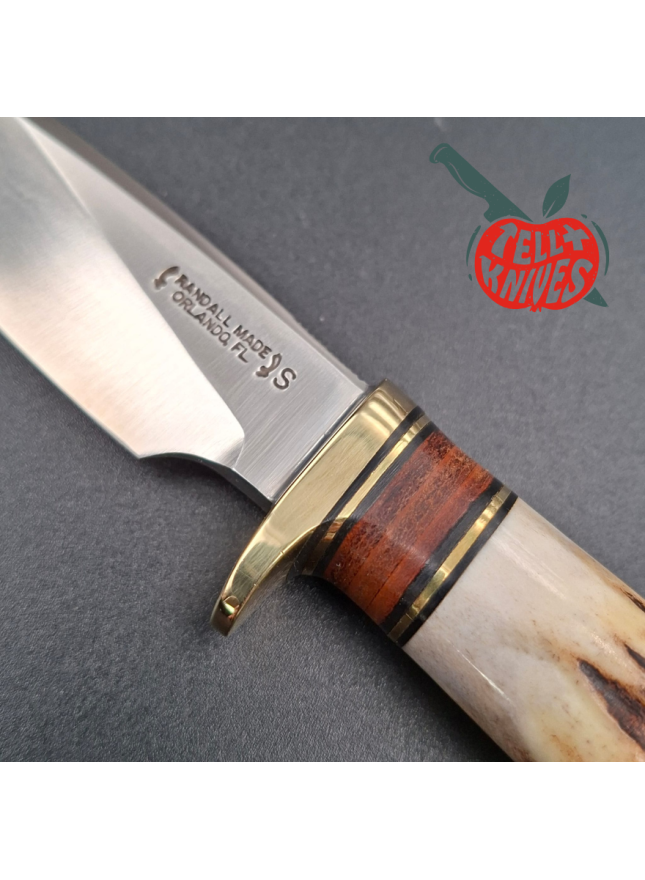 Randall Made Knives 1996 Model Mini 25 forged stainless steel stag ...