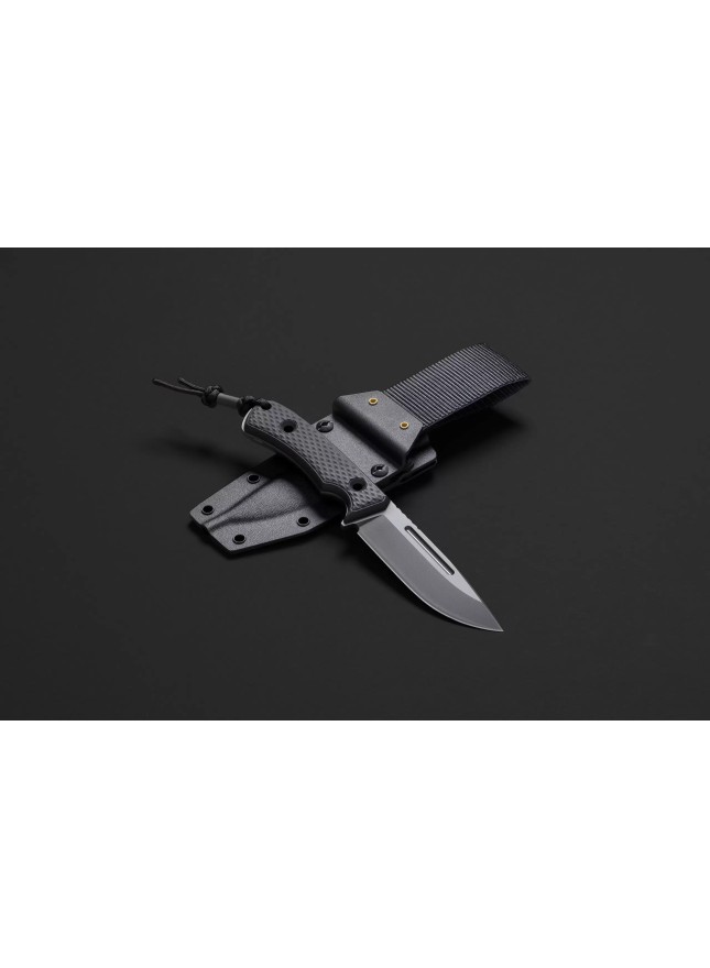 TRC Knives South Pole Vanadis 4 Extra steel DLC black black G10 handle ...
