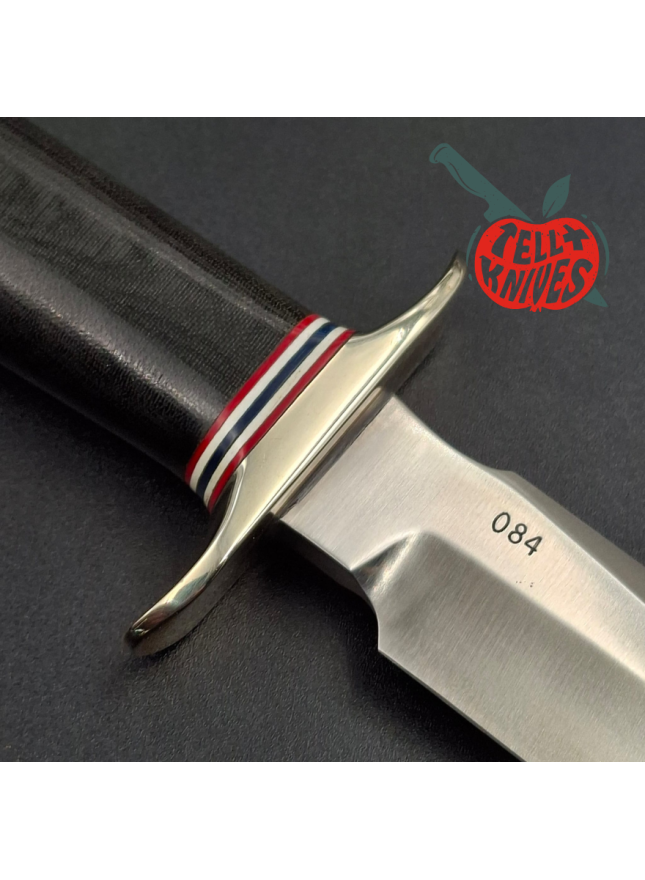 Randall Made Knives Model 1 Mini forged stainless steel black micarta ...