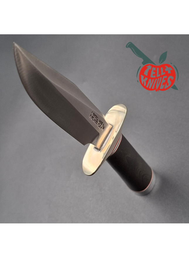 Randall Made Knives Model 1 Mini forged stainless steel black micarta ...