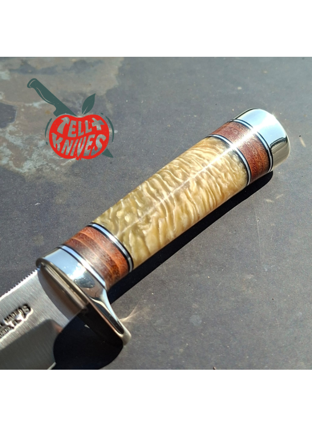 Randall Made Knives Model 26 - 4 Pathfinder carbon steel nickel silver ...