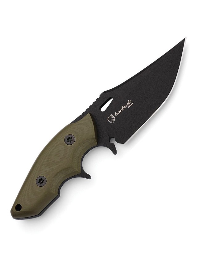 Alano Fixed Blade Green G10 Sleipner tool steel