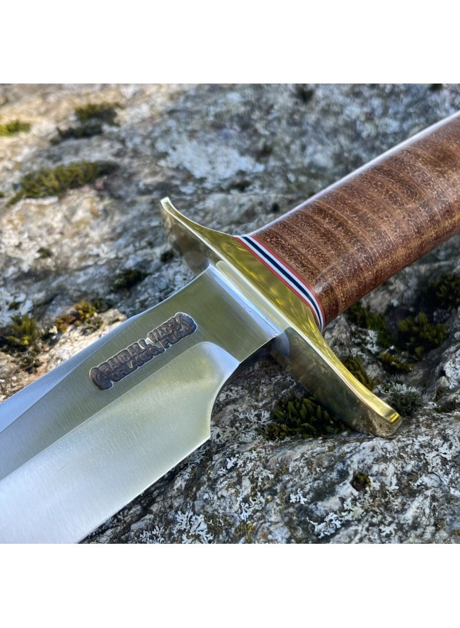 RANDALL MADE KNIVES Model 1-6 stacked leather