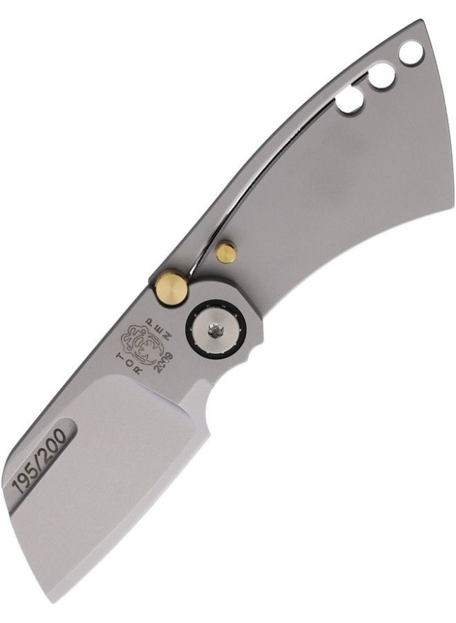 Sepia Framelock Silver First Run Edition 200pces