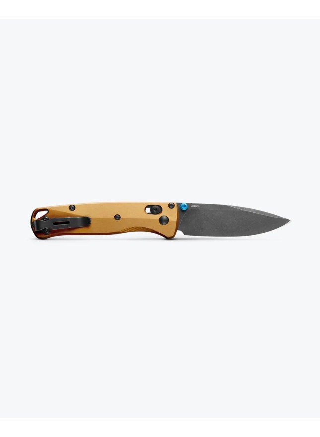 Bugout blackwash M390 steel burnt brass aluminium