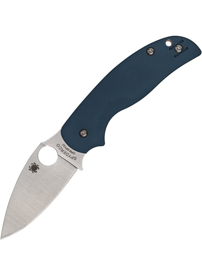 Sage 5 CPM-SPY27 steel Compression Lock Cobalt Blue G10