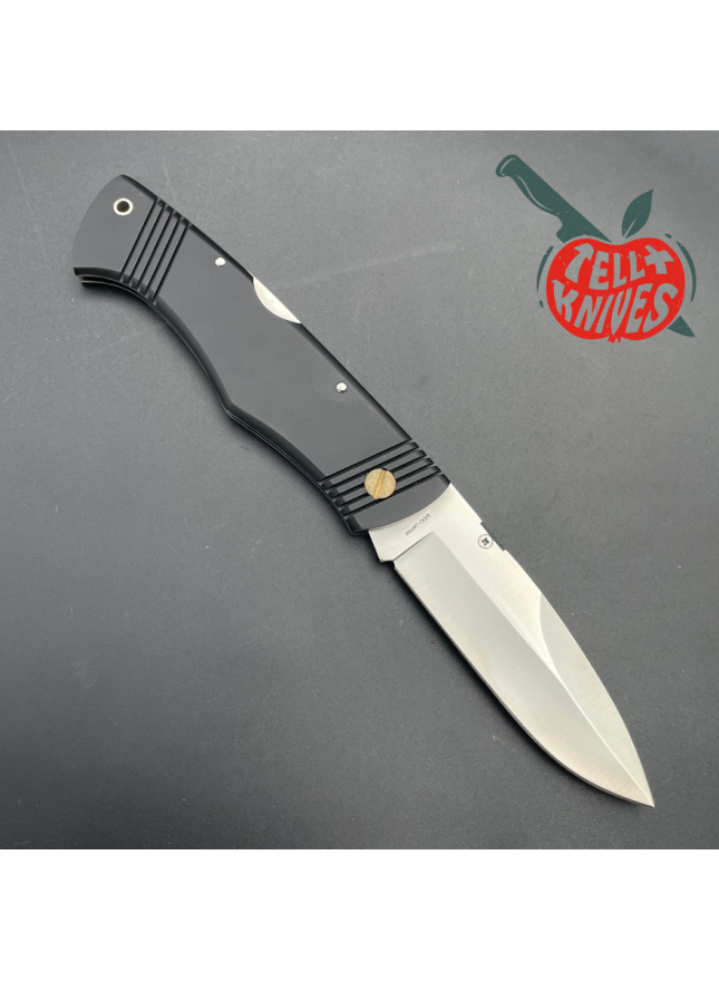 Passport SERE folder AUS-8 steel aluminium handle leather sheath and ...
