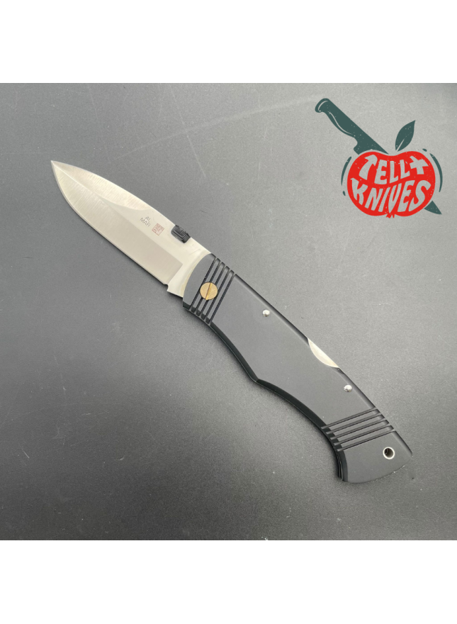 Passport SERE folder AUS-8 steel aluminium handle leather sheath and ...