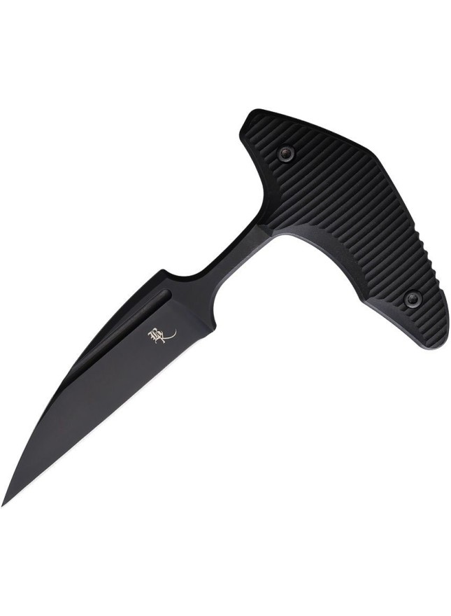 Guilty Push Dagger DLC black finish MagnaCut Steel G10 handle - Swiss Legal
