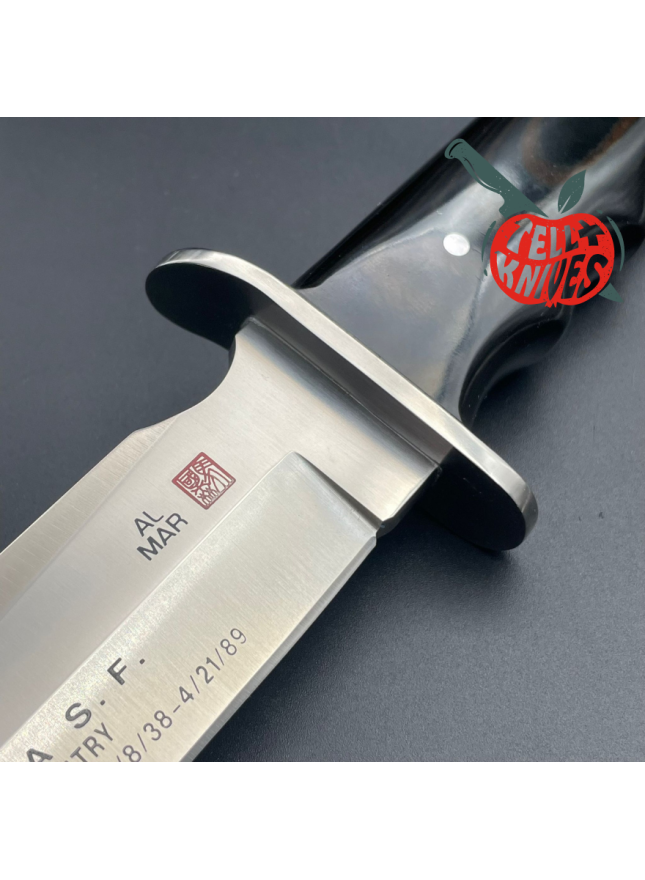 VINTAGE AMK 3009 Colonel Rowe USASF full tang AUS-6A steel black ...