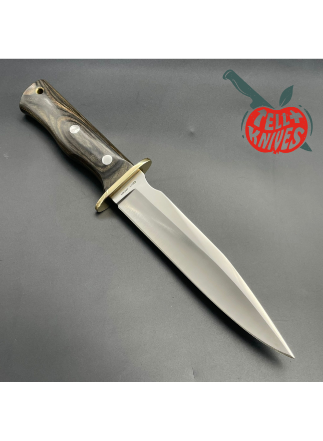 VINTAGE AMK Special Warfare I hidden tang AUS-6A steel titanwood handle ...