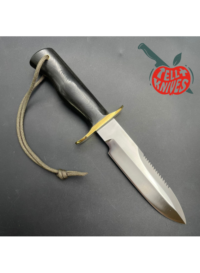 Vintage 90ies Model 15 5.5 Airman forged stainless steel sawback black ...