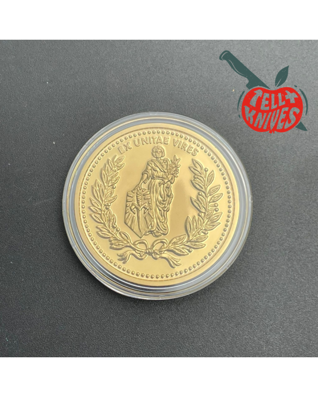 Microtech Continental Coin 24k Gold
