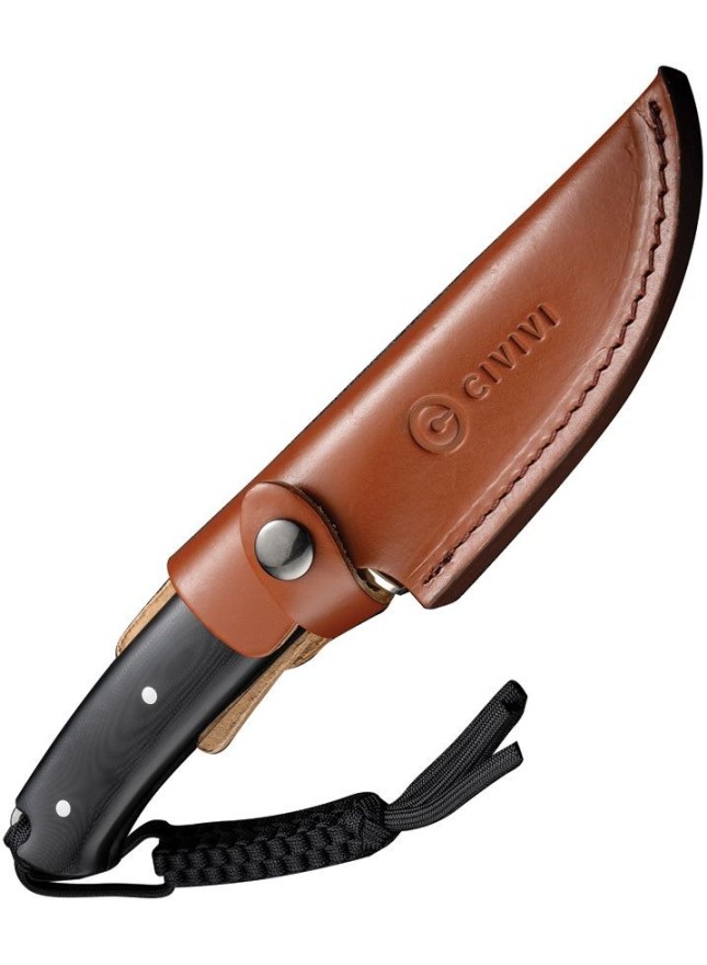 Cloud Peak Fixed Blade Nitro-V Steel Polished Black G10 handle