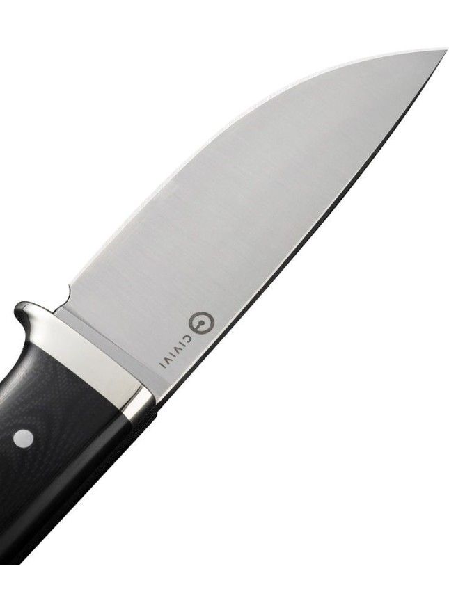 Cloud Peak Fixed Blade Nitro-V Steel Polished Black G10 handle